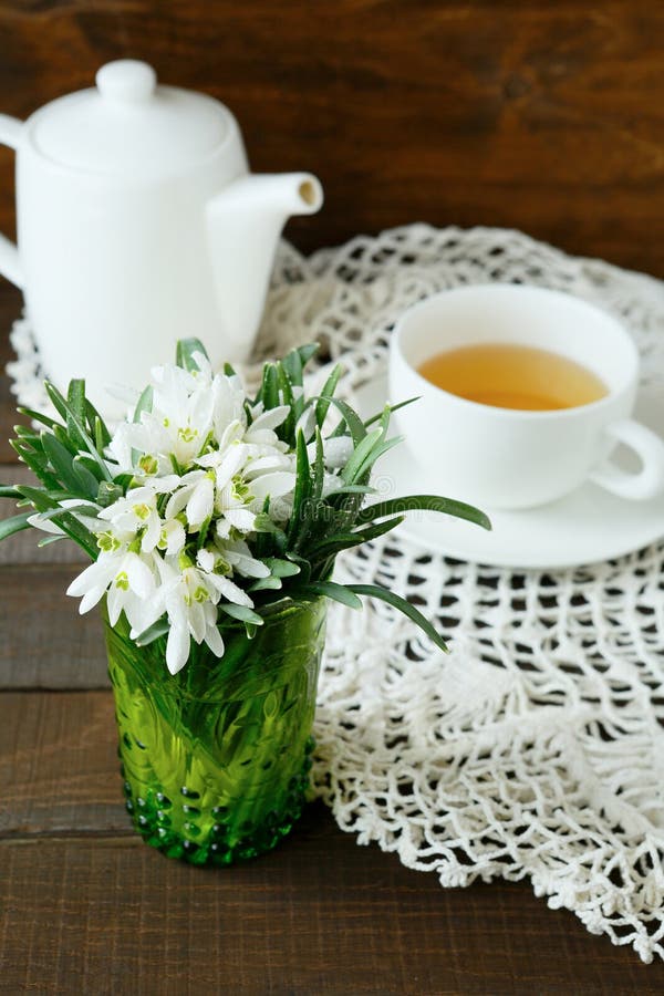 Flower tea stock image. Image of summer, white, flower - 6338465