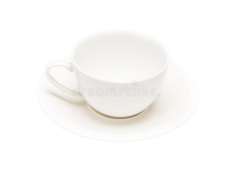 A Cup for Tea on a White Background Stock Photo - Image of ceramic ...