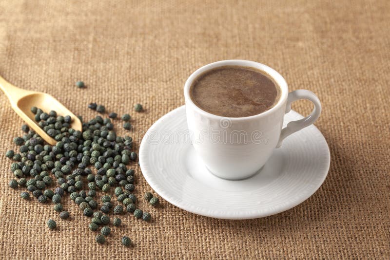 A Cup of Terebinth Coffee Menengic Coffee Stock Image - Image of arabic ...