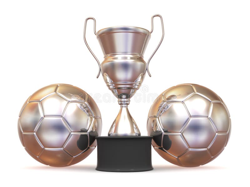 Cup with two ball stock illustration. Illustration of isolated - 9928384