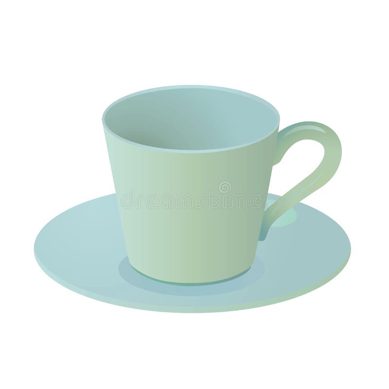 Cup vector stock vector. Illustration of leisure, light - 9477104