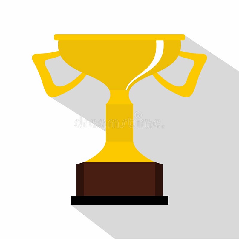Cup for Victory Icon, Flat Style Stock Vector - Illustration of choice ...
