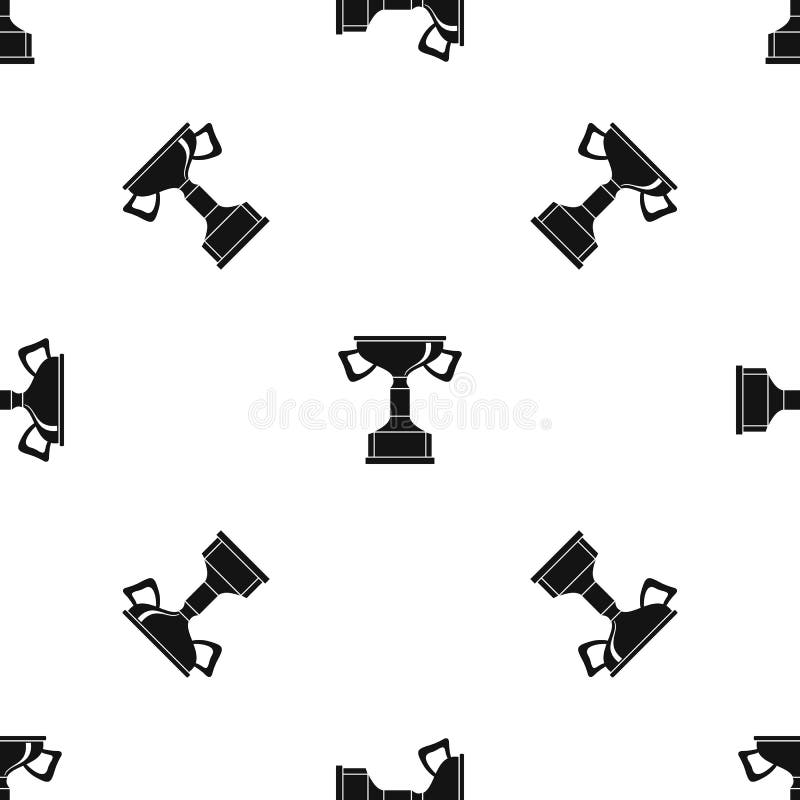 Cup for Victory Pattern Vector Stock Vector - Illustration of festive ...