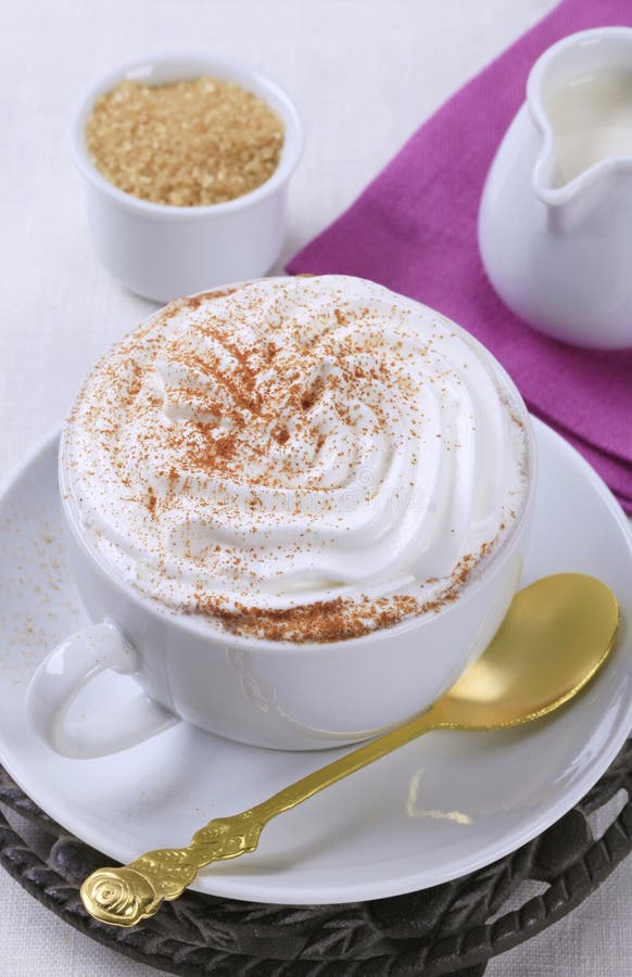 Cup of Vienna coffee stock image. Image of vienna, dish - 30748829