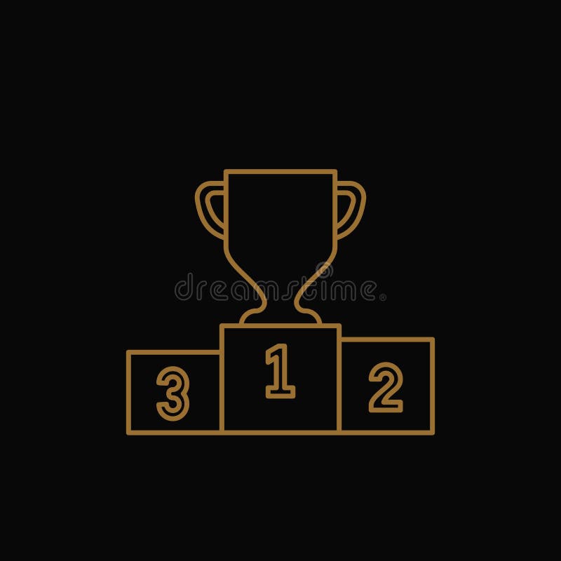 Illustration of 1st,2nd and 3rd Place Stock Illustration - Illustration ...