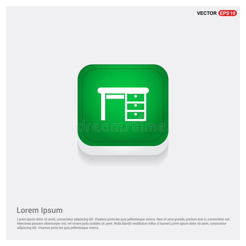 Cupboard Icon stock vector. Illustration of contemporary - 132461883