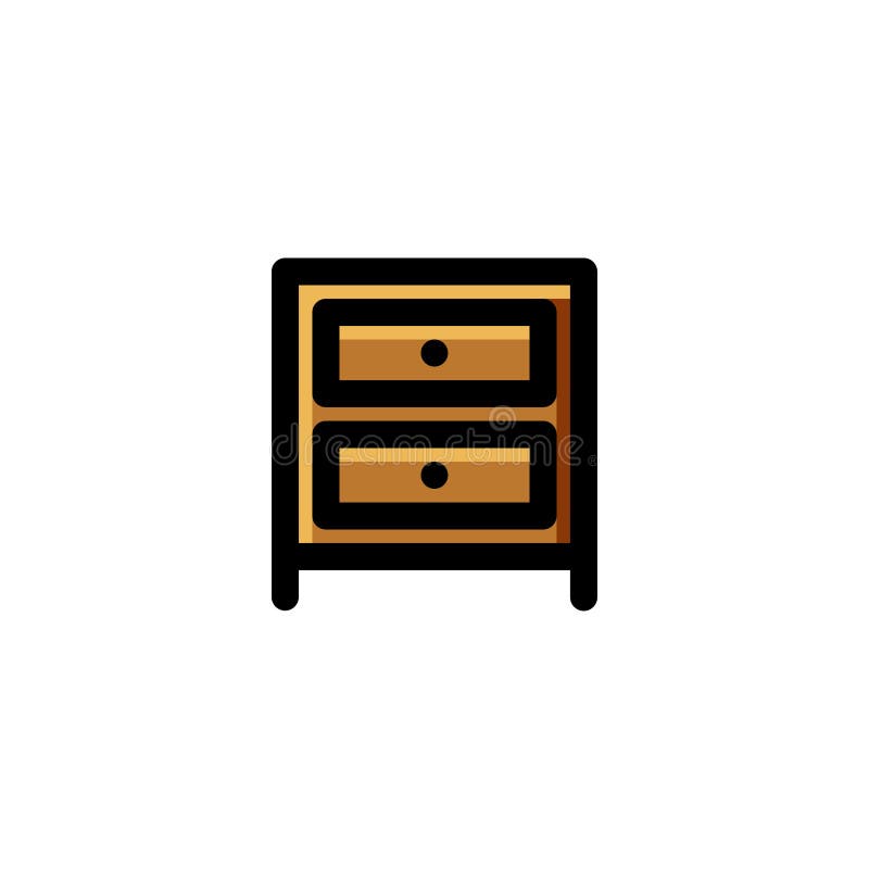 Cupboard Icon stock vector. Illustration of lifestyles - 266549573