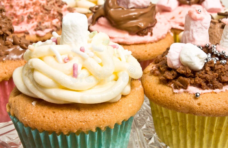 Cupcake background stock image. Image of dessert, creative - 16697689