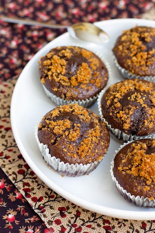 Cupcake brown stock photo. Image of cream, luxury, bread - 21381876