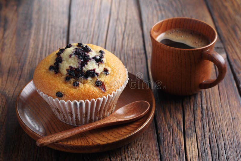 Cupcake and coffee stock image. Image of dessert, homemade - 235945777