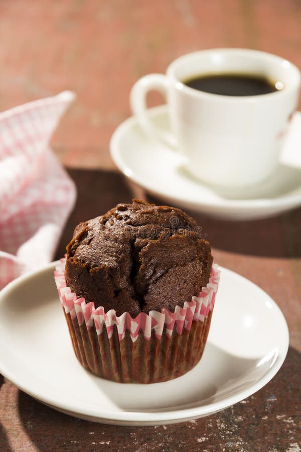 Cupcake and coffee stock photo. Image of isolated, table - 53131214
