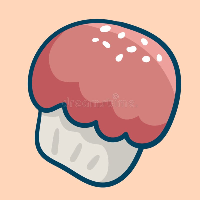 Cupcake Design Vector Flat Objects Stock Vector - Illustration of ...