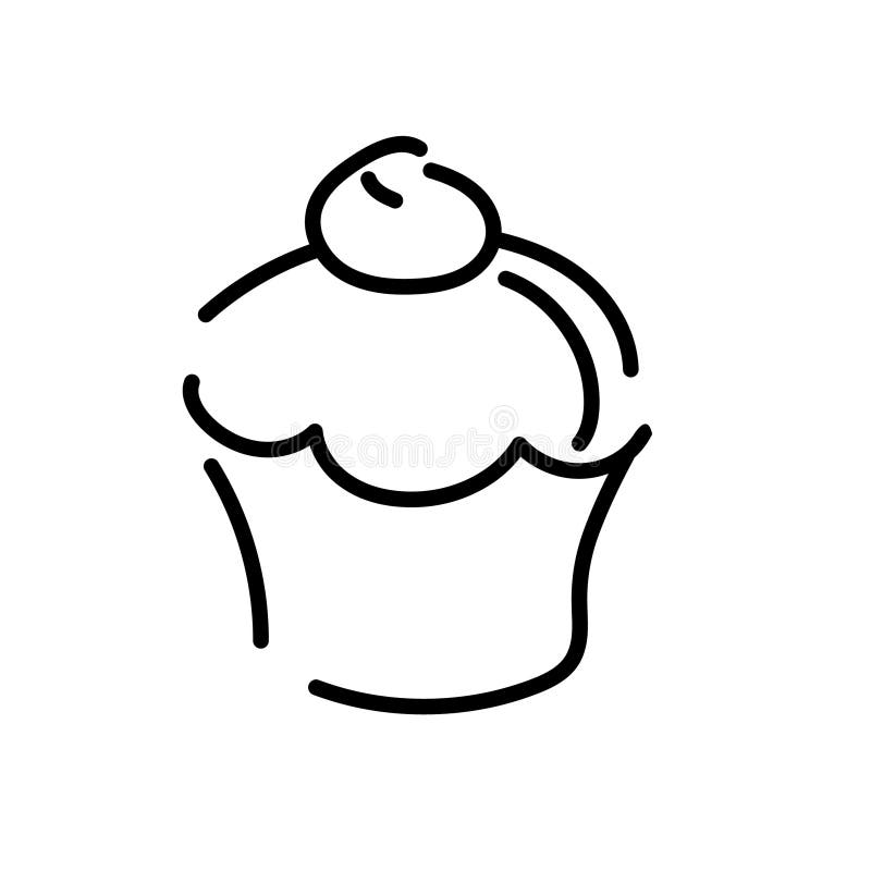 Cupcake logo 3 stock vector. Illustration of isolated - 181913635