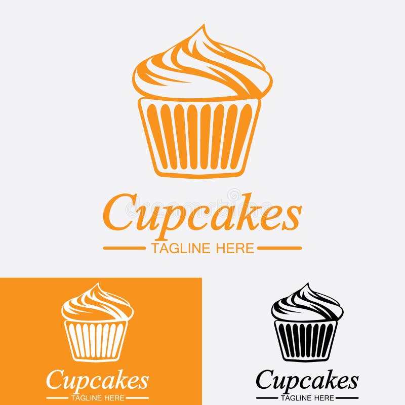 Cupcake Logo Design Vector Template. Cupcakes Bakery Icon Stock Vector ...
