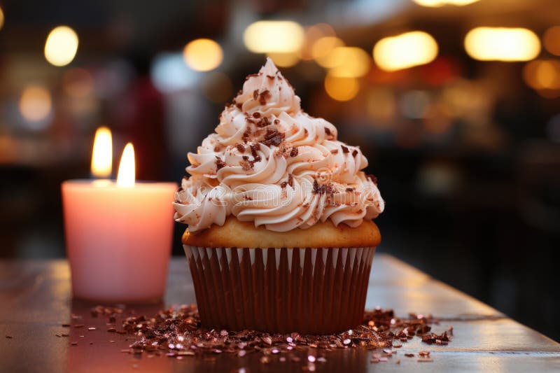 Cupcake with Message from the Best Boss of Al Stock Illustration ...