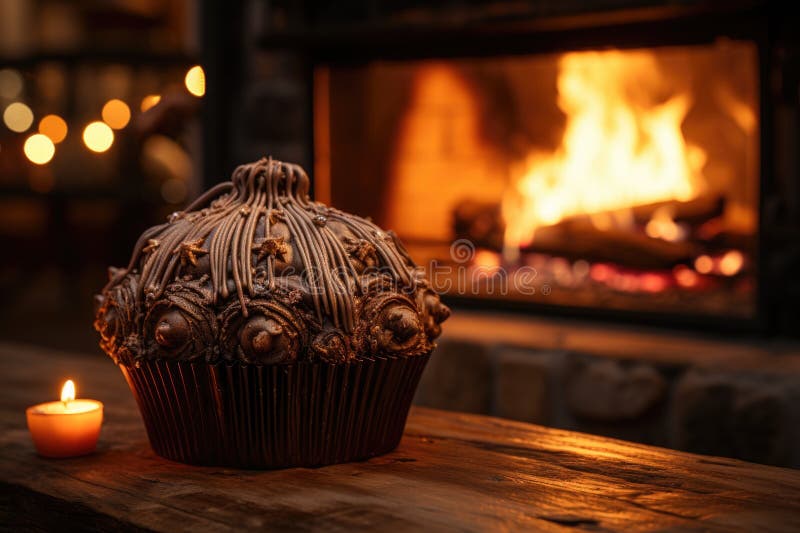 Cupcake with Message from the Best Boss of Al Stock Illustration ...