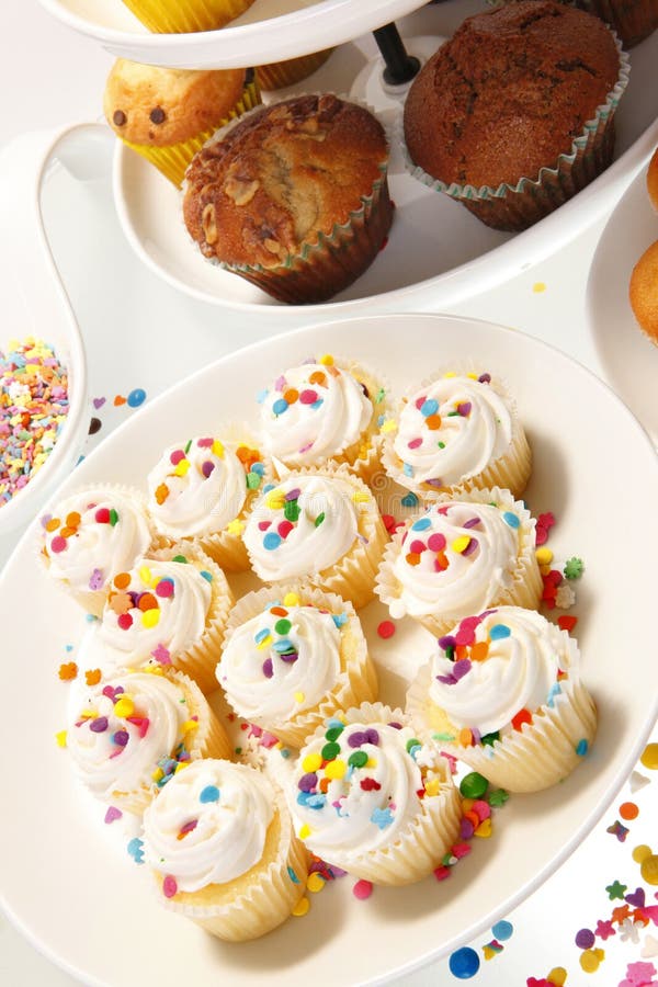 Cupcake party stock photo. Image of mixture, cooking - 16937522