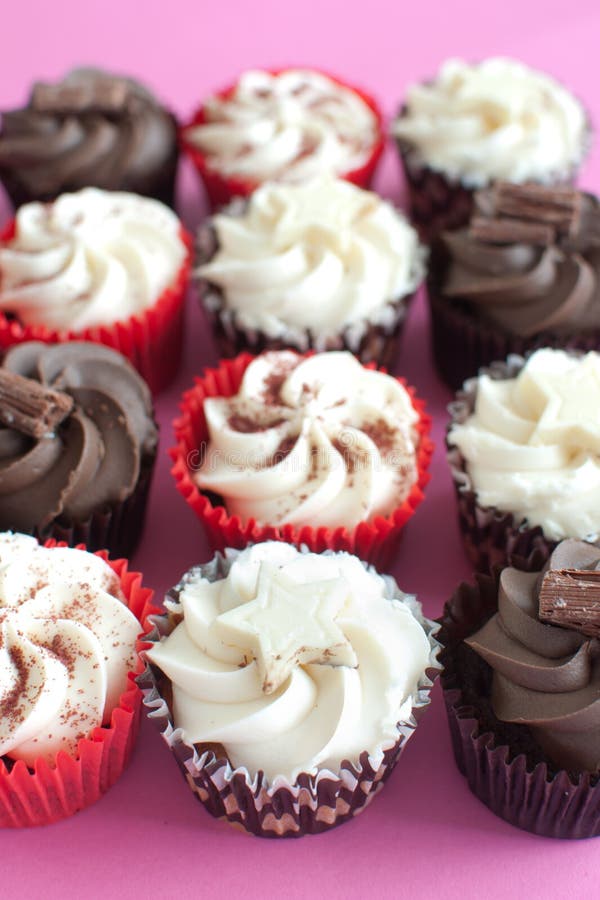 Cupcake selection stock photo. Image of cupcake, array - 50960300