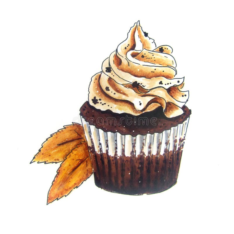 Fall Cupcake Clipart