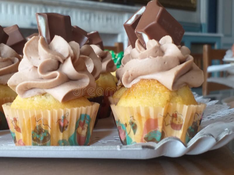 Cupcake Tagada French Red Green Stock Photo - Image of green, french ...