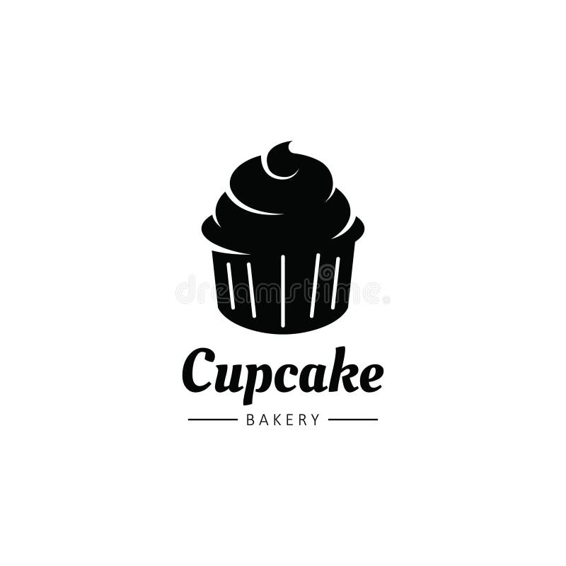 Cupcake Vector Logo Template. Logo for Cake Shop, Sticker, Label, Etc ...