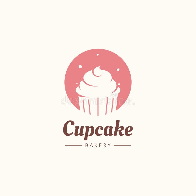 Cupcake Vector Logo Template. Logo for Cake Shop, Sticker, Label, Etc ...
