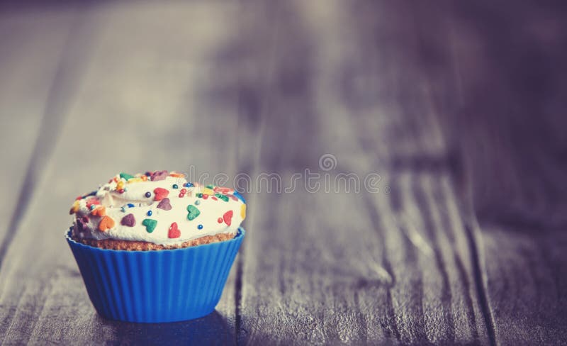 Cupcake stock image. Image of dessert, calories, cupcake - 40017831