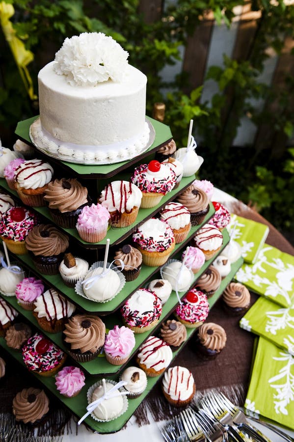 Cupcakes stock image. Image of bakery, baked, birthday - 21963155