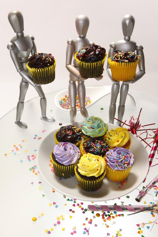 Cupcakes 4 dummies stock image. Image of mixture, chocolate - 16937423