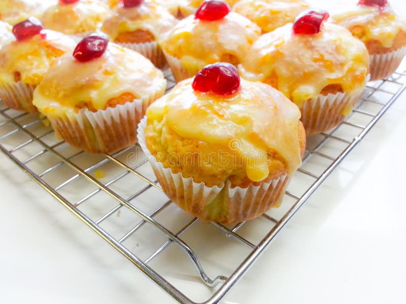 Cupcakes stock photo. Image of brown, baked, white, treat - 75415842