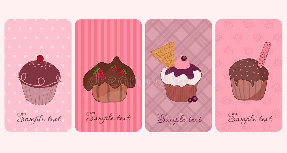 Clip Art Cupcakes Frame Stock Illustrations – 46 Clip Art Cupcakes ...