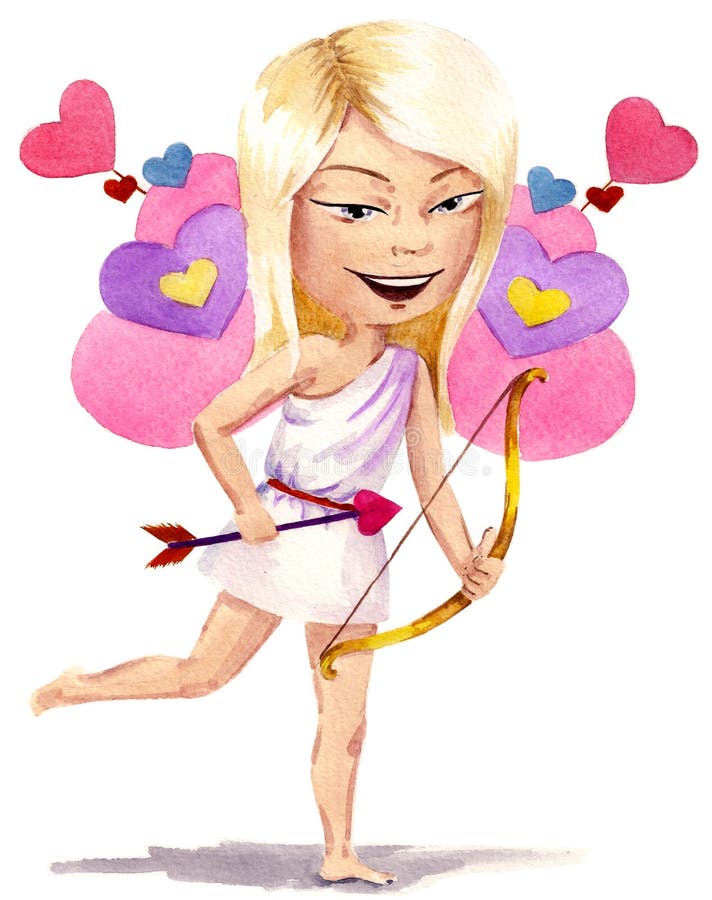 Cupid stock illustration. Illustration of baby, cupid - 22930668