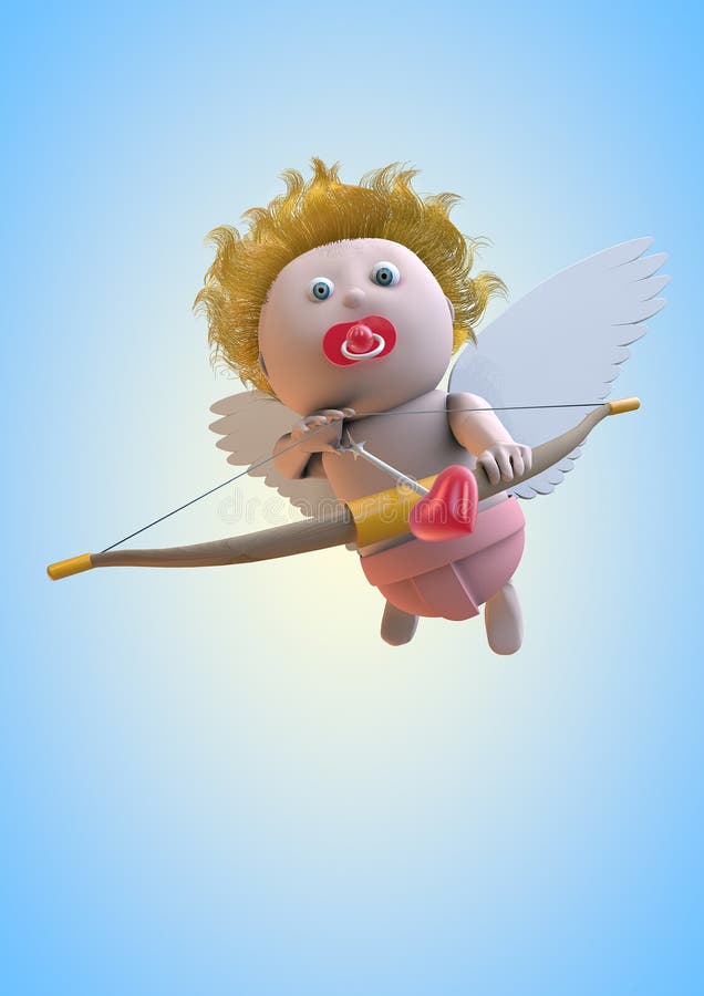 Cupid stock illustration. Illustration of greeting, cupid - 28589249
