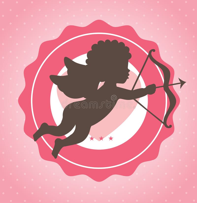 Cupid design stock vector. Illustration of label, decorative - 33893194
