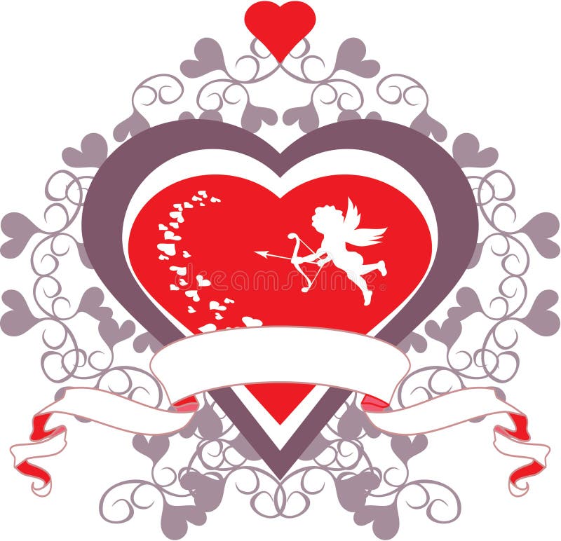Cupid And Heart Picture. Image: 4147923