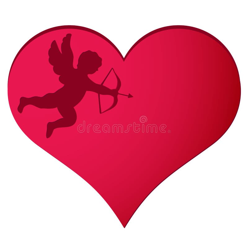 Vector cupid stock vector. Illustration of card, cupid - 14584187