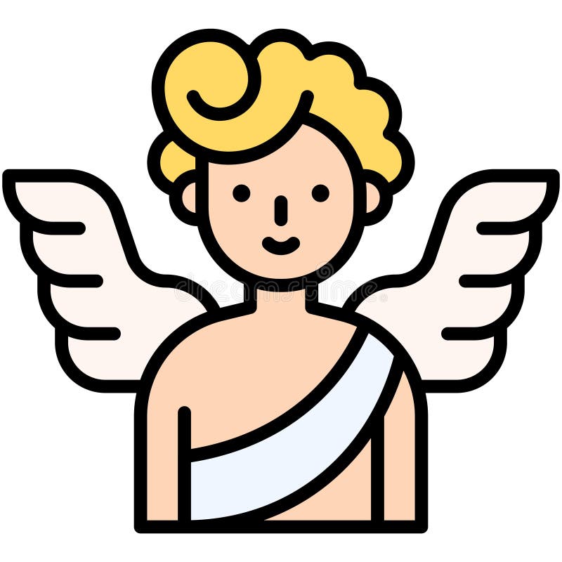 Cupid Icon, Valentines Day Related Vector Stock Vector - Illustration ...