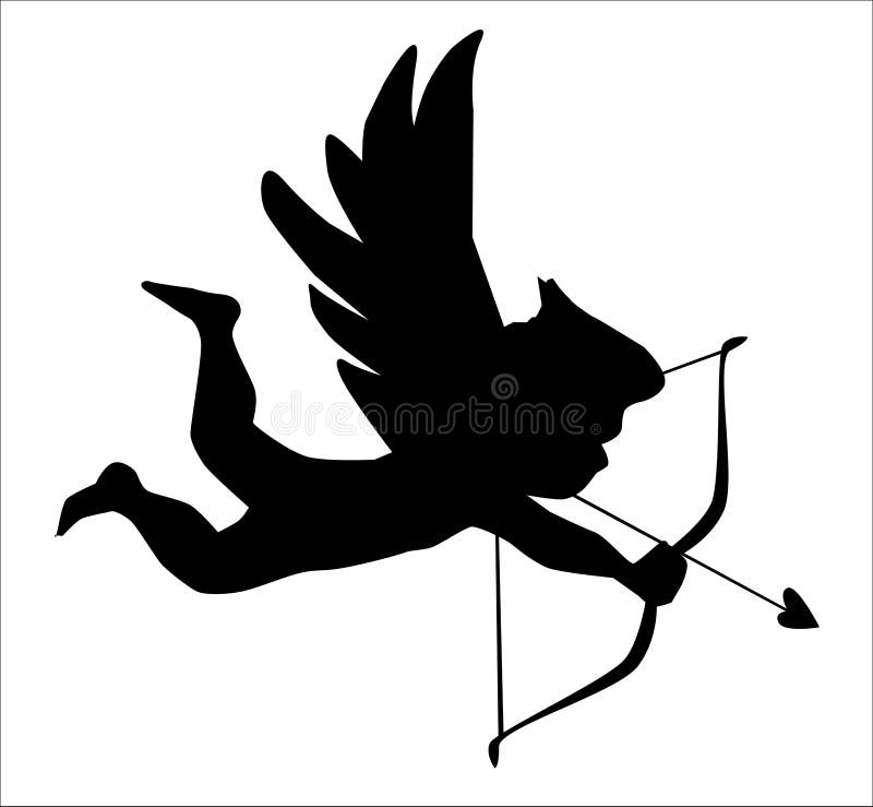 Cupid Aiming Target Stock Illustrations – 1,057 Cupid Aiming Target ...