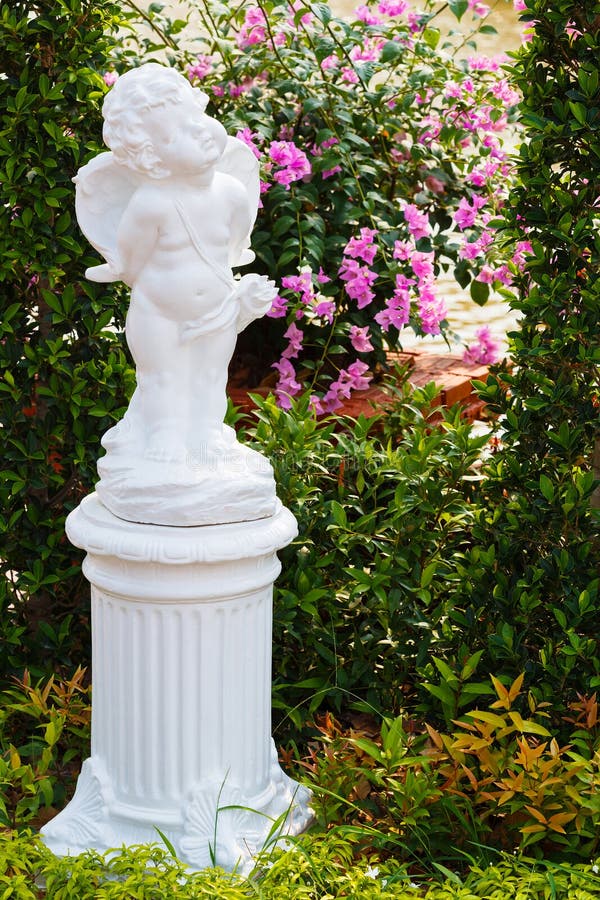 Old cupid statue stock image. Image of love, romance - 32160671