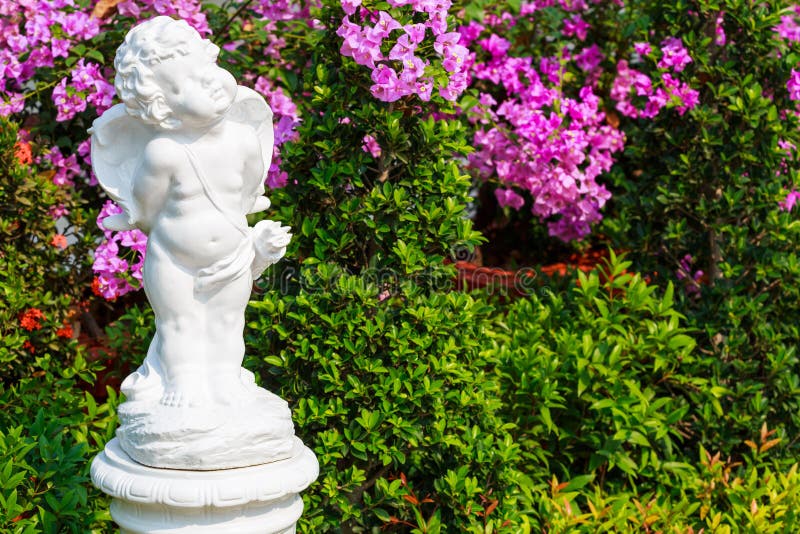 Old cupid statue stock image. Image of love, romance - 32160671