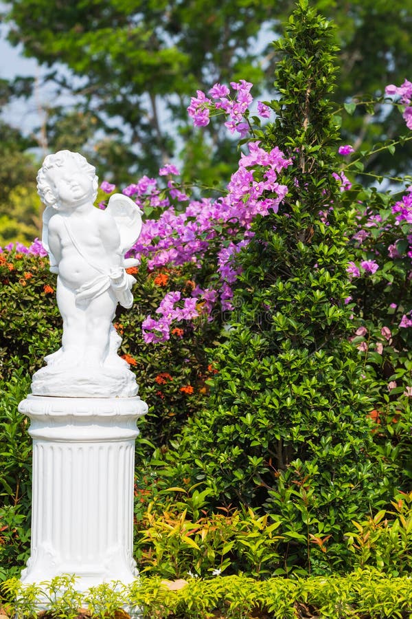Old cupid statue stock image. Image of love, romance - 32160671