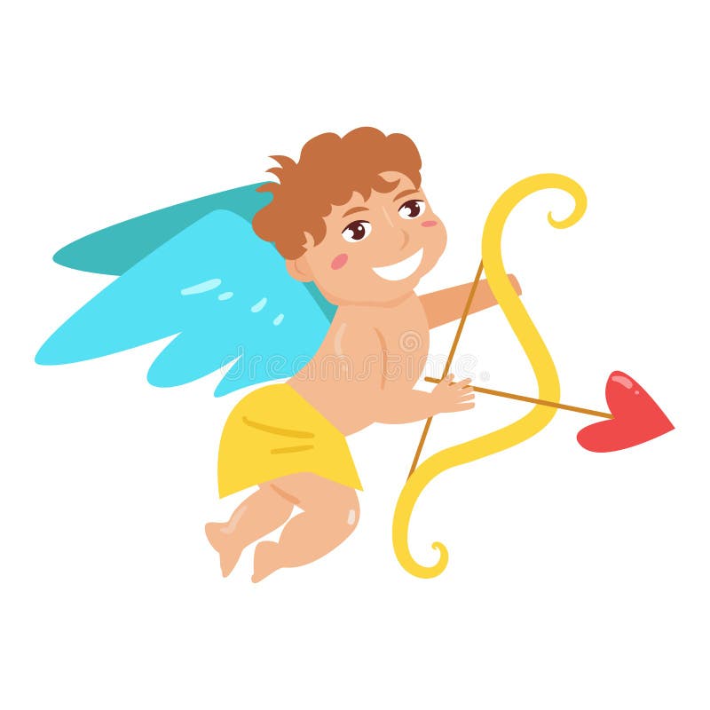 Cupid. Vector. Cartoon stock vector. Illustration of background - 112680796