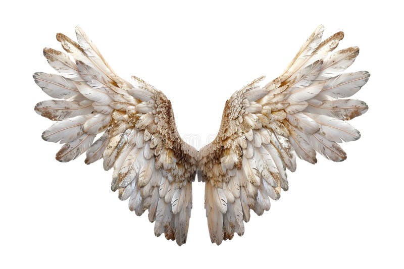 Cupid Wings Alone on Transparent Background Stock Illustration ...