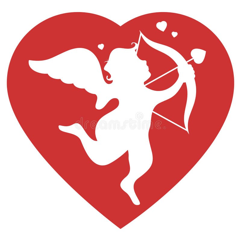 Cupido vector illustratie. Illustration of vliegen, stijl - 22685363