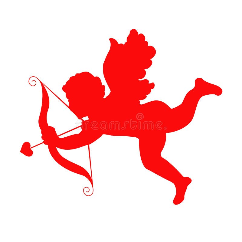 Cupidon illustration de vecteur. Illustration du illustration - 5358707