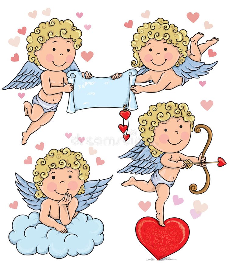 Cupids kids 2 stock vector. Illustration of board, feelings - 36421960