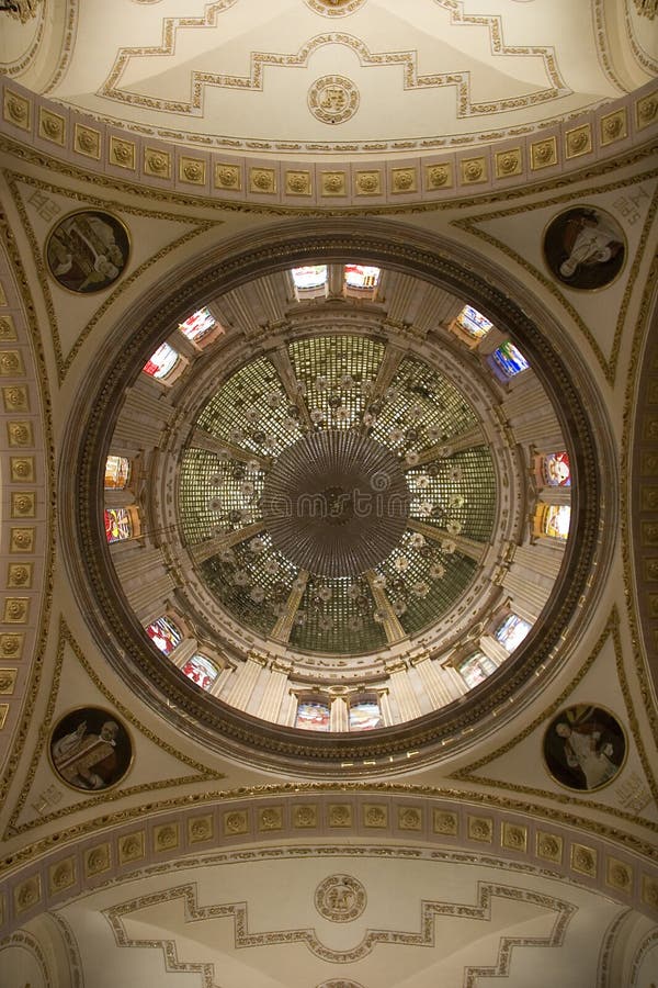 Cupola stock image. Image of guanajuato, catholic, interior - 15116313