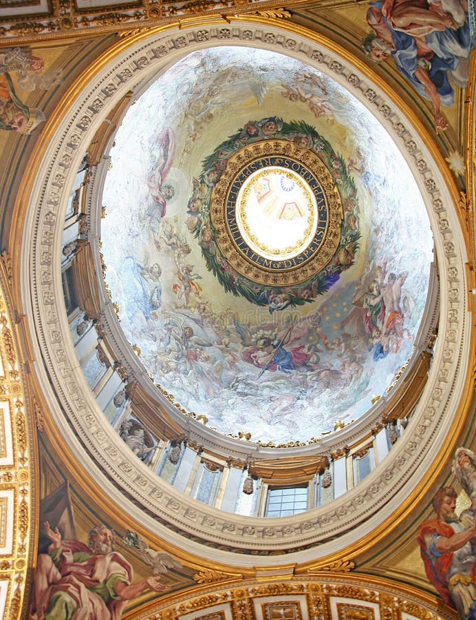 Cupola Da Cupola-Roma Della Dentro-st Peter Immagine Stock Editoriale ...