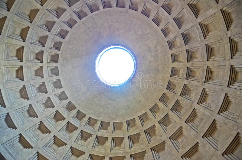 Pantheon Cupola - Roma editorial stock image. Image of agrippa - 58721344