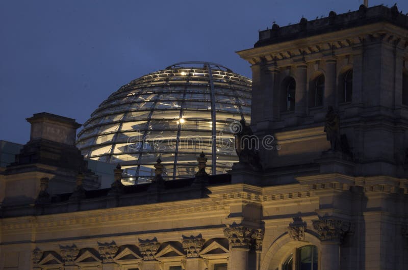 Cupola of the Reichstag editorial photography. Image of architecture ...